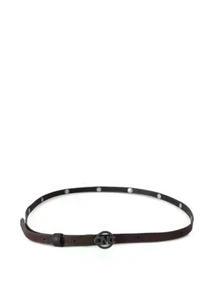 Costume National Logo-buckle Belt