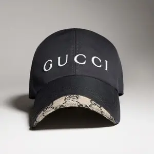 Gucci Cotton Canvas Baseball Hat