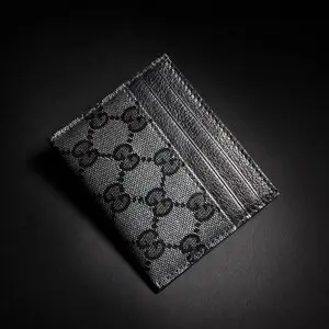 Gucci Card Case Original Gg Fabric