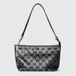 Gucci Small Pouch With Strap Original Gg Fabric