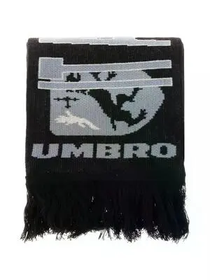 UMBRO Logo-intarsia Fringed Scarf