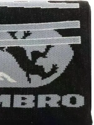 UMBRO Logo-intarsia Fringed Scarf
