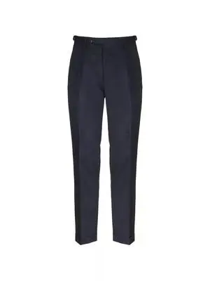 BERWICH Retro Long G Pleated Side-buckle Trousers - Grey