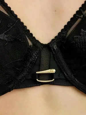 Chantelle Idyll Embroidered Lace-trim Bra