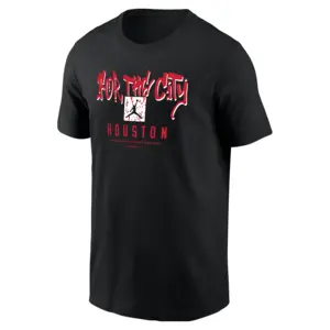 Nike Houston Cougars Street Style Ncaa Short-sleeve T-shirt - Black