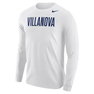 Nike Villanova Wildcats Football Long-sleeve T-shirt - White