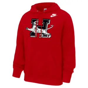 Nike Houston Cougars Club Football Fleece Pullover Hoodie - Red
