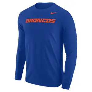 Nike Boise State Broncos Football Long-sleeve T-shirt - Blue