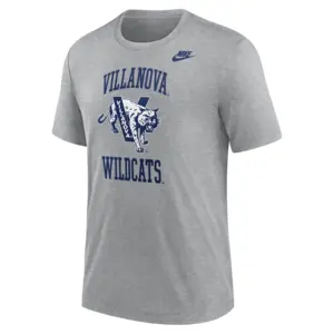 Nike Villanova Wildcats Football Tri-blend T-shirt - Grey