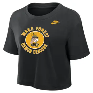 Nike Wake Forest Demon Deacons Dri-fit Cropped T-shirt