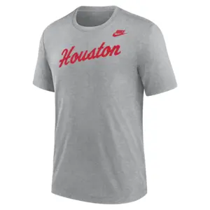 Nike Houston Cougars Football Tri-blend T-shirt - Grey