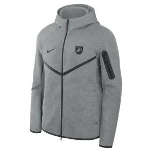 Nike Army Black Knights Tech Basketball Fleece Full-zip Hoodie - Grey