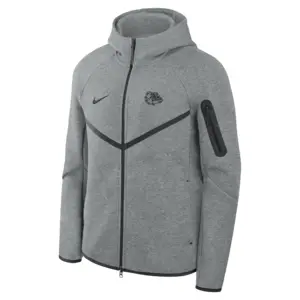 Nike Gonzaga Bulldogs Tech Basketball Fleece Full-zip Hoodie - Grey