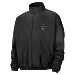 Nike Toronto Raptors Standard Issue Dri-fit Basketball Woven Jacket - Black