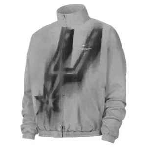 Nike San Antonio Spurs Standard Issue Woven Basketball Jacket - Grey