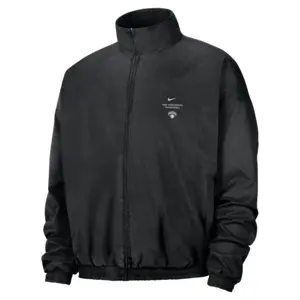 Nike New York Knicks Standard Issue Dri-fit Basketball Woven Jacket - Black