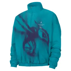 Nike Charlotte Hornets Standard Issue Basketball Woven Jacket - Blue