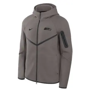 Nike Seattle Seahawks Top Billing Tech Fleece Windrunner Nfl Full-zip Hooded Jacket - Grey