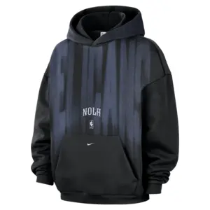 Nike New Orleans Pelicans Standard Issue Therma-fit Fleece Basketball Hoodie - Black