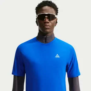 Nike Solar Chase Dri-fit Adv Trail Running Top - Blue
