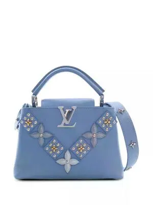 LOUIS VUITTON 2019 Taurillon Studded Capucines Bb Satchel