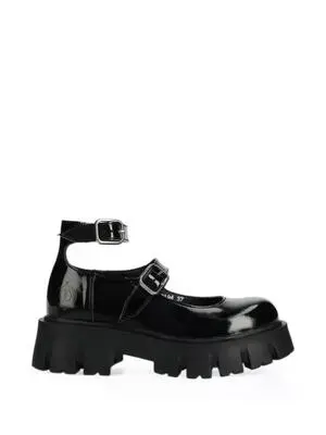 ALTERCORE Constance Buckle-fastening Platform Pumps - Black