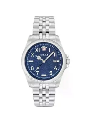 Versace Anteo Logo-patterned 41mm Watch