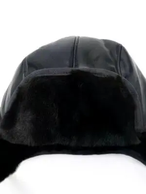 ARTE ANTWERP Leather Trapper Hat