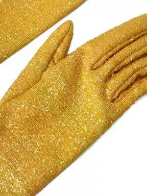 Dolce & Gabbana Sequined Logo-plaque Gloves