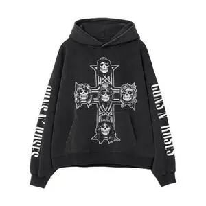 OTHER UK Guns N' Roses Afd Mono Hoodie - Black