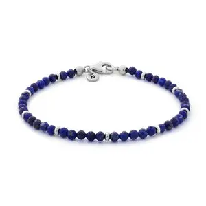 NELLOU JEWELLERY Lapis Orbit Bracelet September Sterling - Silver