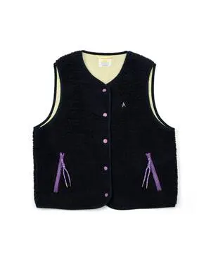 ALOFT Windproof Navy Fleece Gilet - Blue
