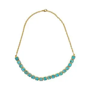 CHRISTINA GREENE Turquoise Trails Collar Necklace