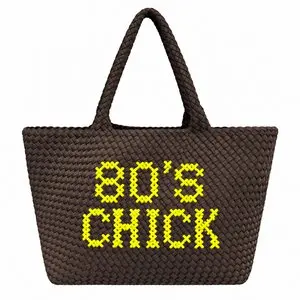 LILLY LOVES 80's Chick Embroidered Bag
