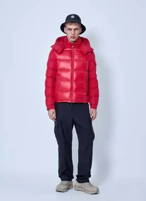 Moncler Maya Hooded Short Down Jacket