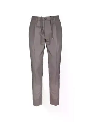 BE ABLE Pleated Drawstring-waist Trousers