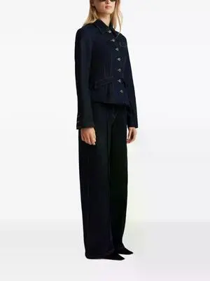 Anna Quan Hepworth Contrast-stitch Denim Jacket
