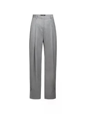 Karl Lagerfeld Pierced-detail Tailored Trousers - Grey