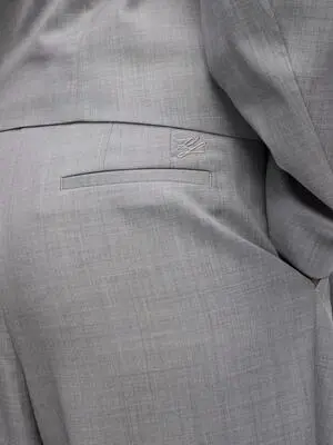 Karl Lagerfeld Pierced-detail Tailored Trousers