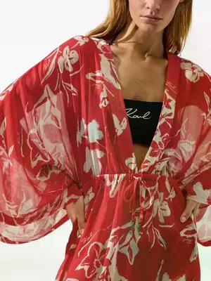 Karl Lagerfeld Floral-print Kaftan