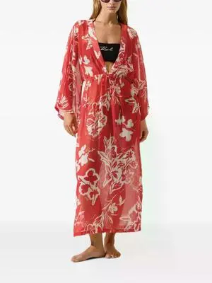 Karl Lagerfeld Floral-print Kaftan