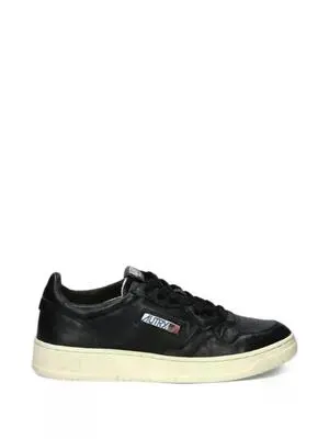 AUTRY Medalist Leather Sneakers - Black