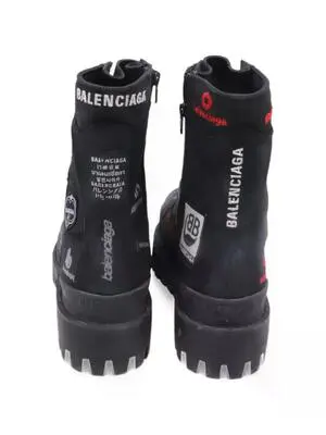 Balenciaga Strike Patch Combat Boots