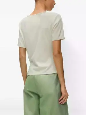 Karl Lagerfeld Asymmetric Draped T-shirt