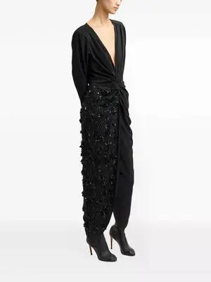 16Arlington Idina Embroidered Midi Dress