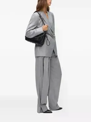 Karl Lagerfeld Pierced-detail Blazer - Grey
