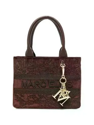 MARC ELLIS Small Sophie Logo-embroidered Mini Bag - Brown