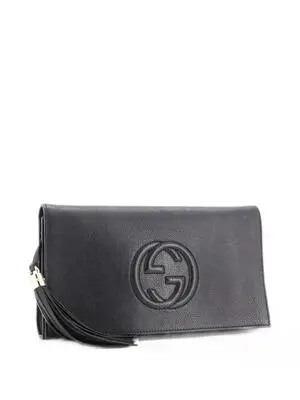 Gucci Soho Leather Clutch Bag