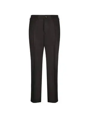 DELL'OGLIO Elasticated-waistboard Trousers - Grey