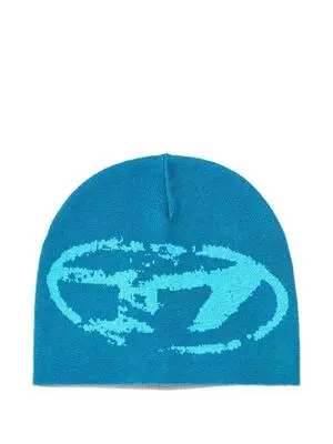 DIESEL® Wool-blend Beanie With Oval D Logo